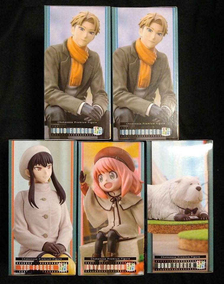 Spy Family Choco Nese Code White Figure Set Lloyd Yor Anya Bond 2023 | eBay