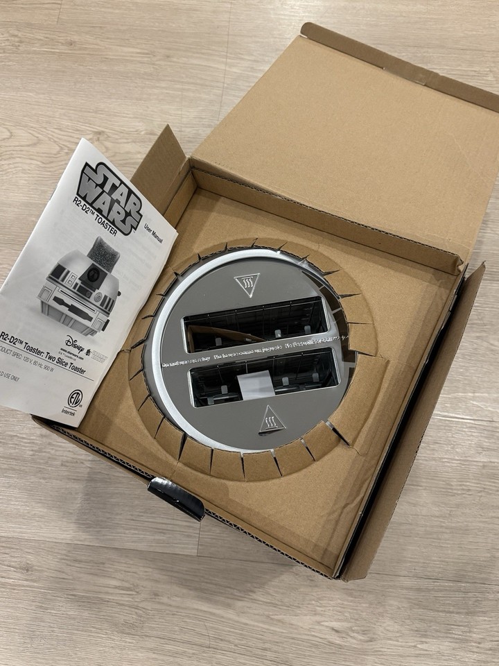 Star Wars R2-D2 Toaster Disney Authentic Sound Lights New In Box Never ...