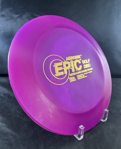 Purple Aerobie EPIC Disc Golf 166-169g Rare OOP Out of Production 9+/10 ...