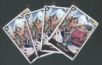 ONE PIECE Card Game Kingdoms of Intrigue OIMO & KASHII X 4 OP04-078 C ...