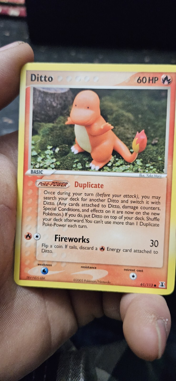Pokémon TCG Ditto EX Delta Species 61/113 Regular Common | eBay