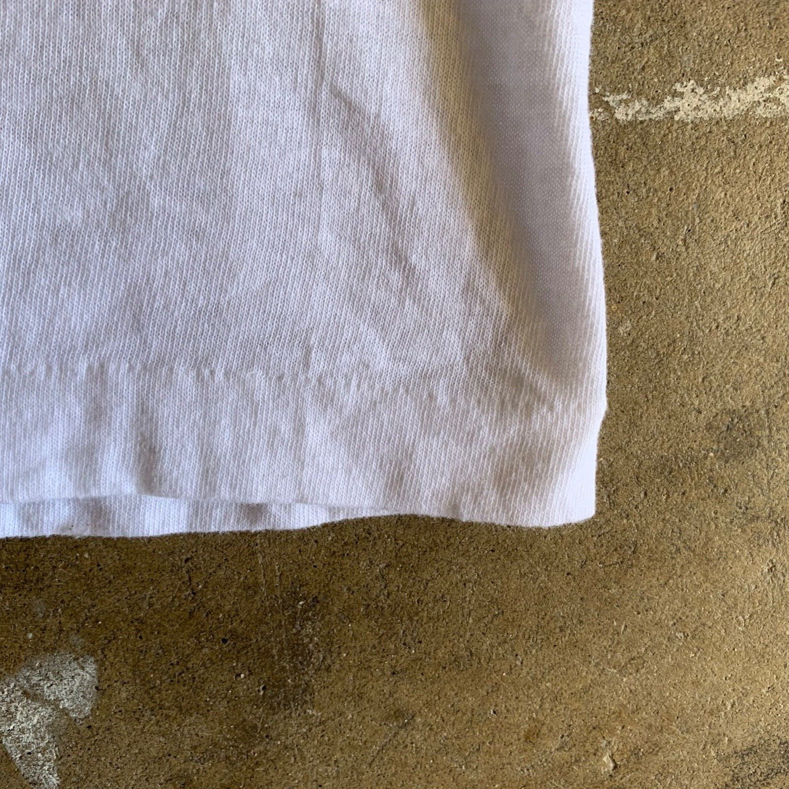 70s VINTAGE USA STREAKING TEAM RINGER T-SHIRT SZ S FU… - Gem