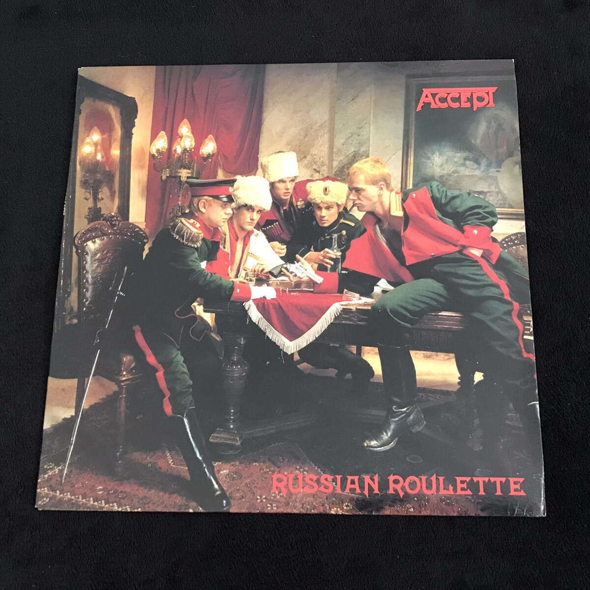 Accept Russian Roulette 1986 Vinyl Promo Copy w/Orig. Inner Lyrics ...