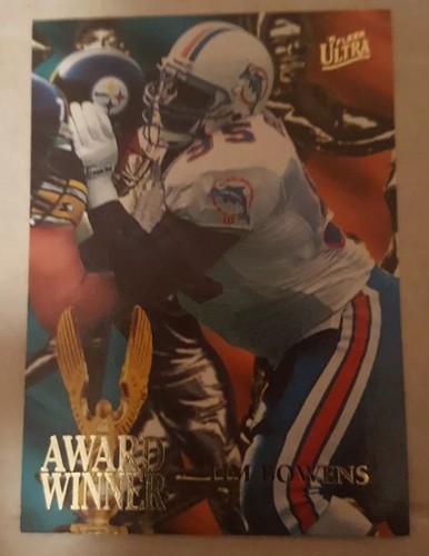1995 Fleer Ultra Award Winner #1 Tim Bowens Miami Dolphins Football Card | eBay