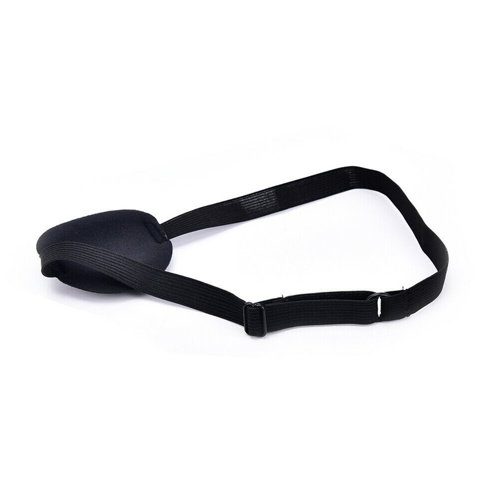 1-5x Medical Concave Eye Patch Foam Groove Washable Eyeshades Strap ...