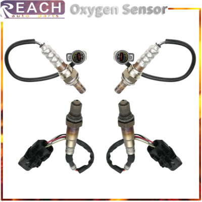 4PCS Upstream+Downstream Oxygen Sensor For 2008-2009 Ford Taurus Taurus ...