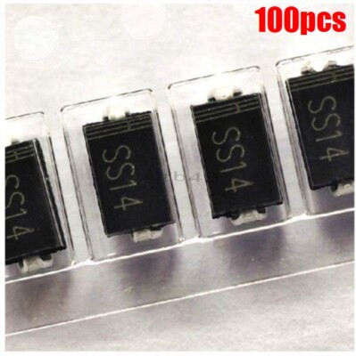 100Pcs Schottky Diode SS14 1N5819 Smd New Ic wh | eBay