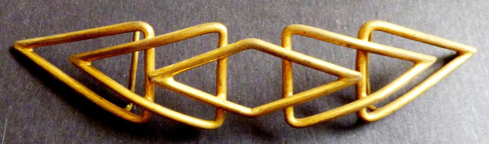 Antique VTG Ladies Large Brass metal Belt Buckle dress accessory | eBay
