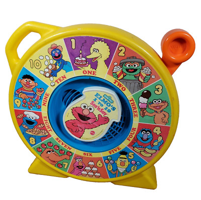 Vtg 1989 See 'N Say Sesame Street Elmo's 1 to 10 Mattel Counting ...