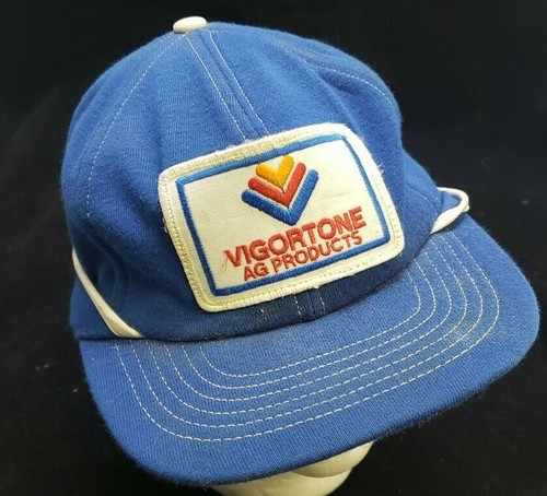 Vintage VIGORTONE AG SnapBack Trucker Hat Cap Patch SWINGSTER Made In ...