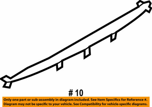 BMW X3 F25 X-line Rear Under Ride Guard Primed Genuine 51127413497 for ...