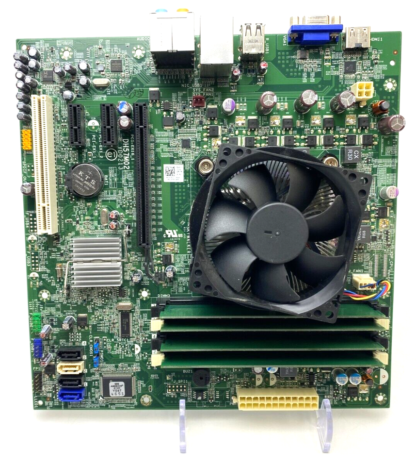 DELL INSPIRON 580 INTEL G6950 2.8GHz CPU LGA1156 4GB RAM MOTHERBOARD ...