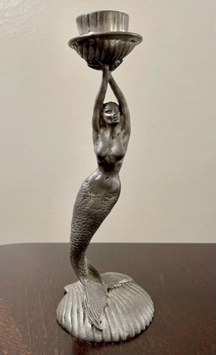 Clayburn Moore Pewter Candleholder Baker Art Foundation Mythical ...