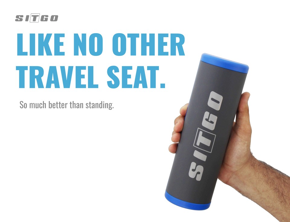 SitGo Portable Travel Stool - A Compact Collapsible Telescoping Stool ...