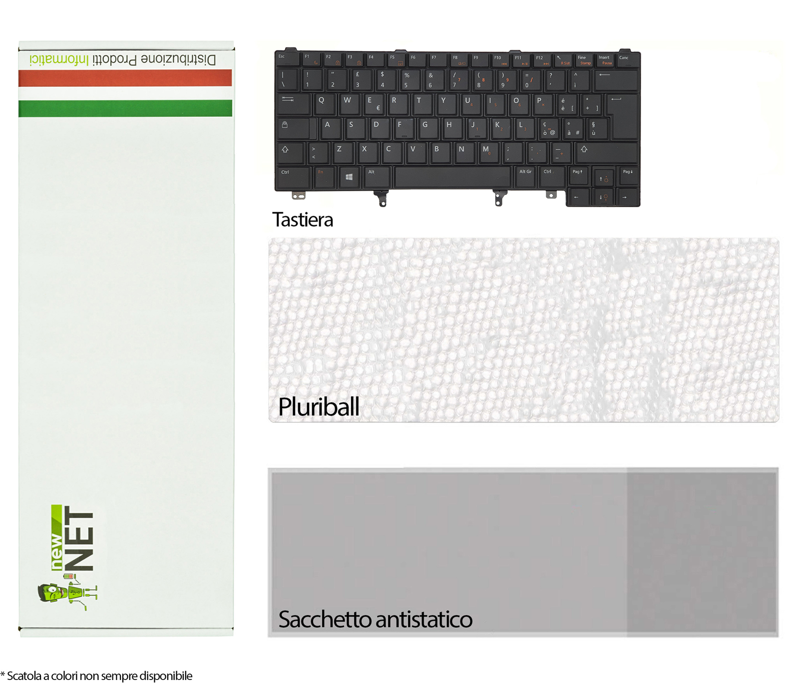 Tastiera ITALIANA compatibile con Dell Latitude E6320 E6230 E6430 E6440 ...