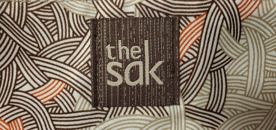 Vintage The Sak Leather Crossbody Iris Bag Sienna Colorblock Stripe ...