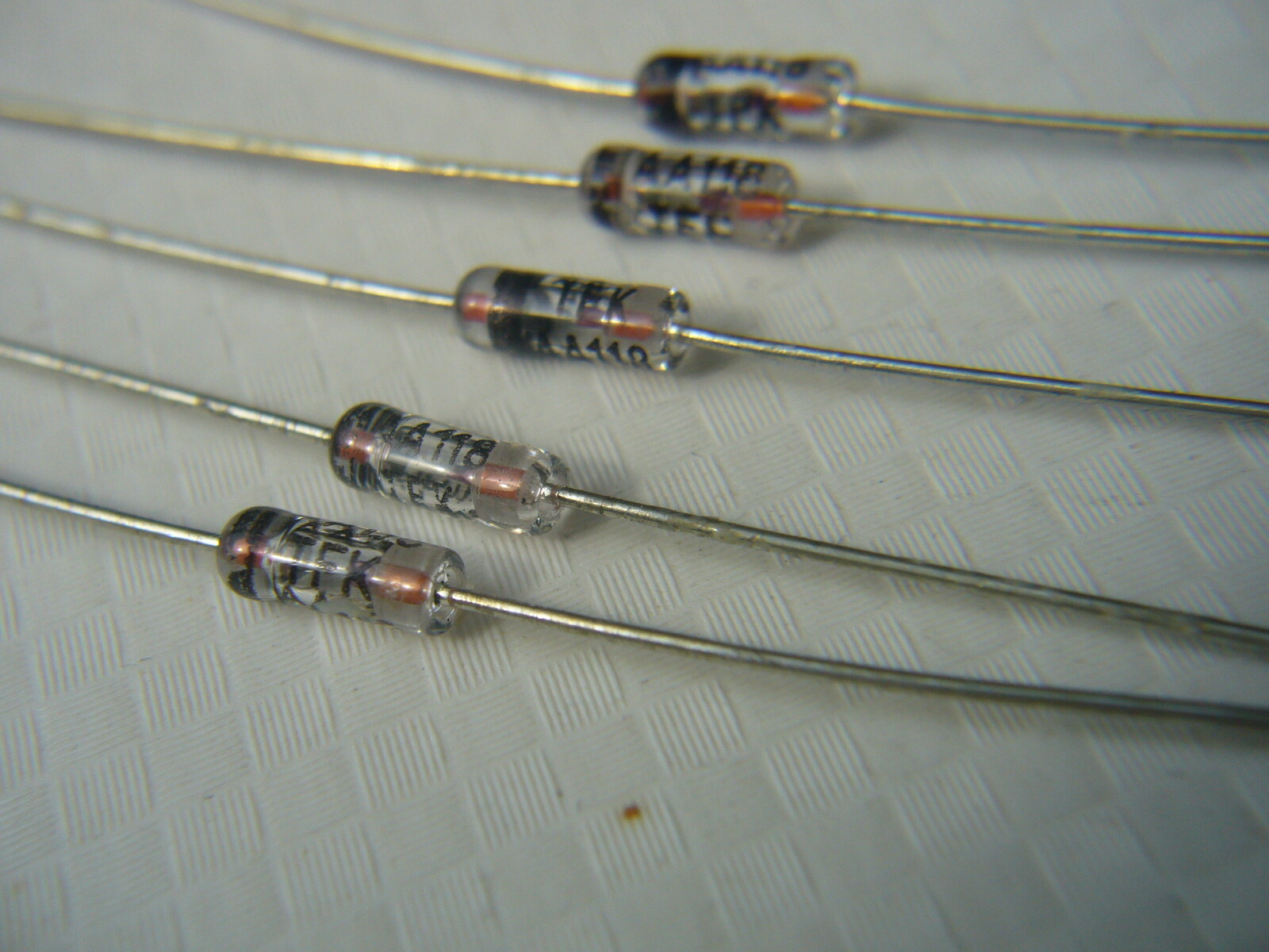 1 pcs- AA118 Original TFK Germanium Diode. NOS part. Replacing OA91 for ...