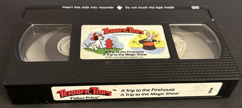 Fisher Price Terrific Trips: A Trip to the Magic Show/Firehouse VHS ...