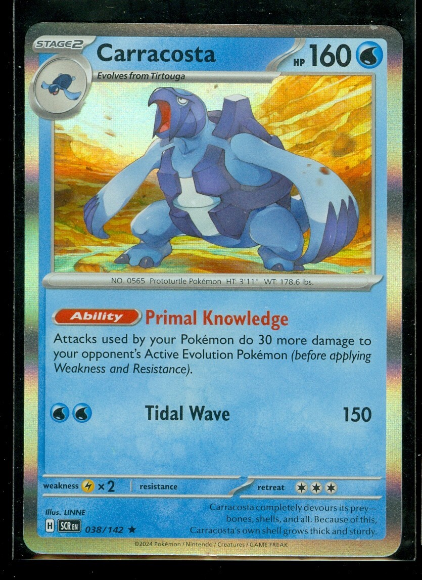 Cartao Pokemon Carracosta