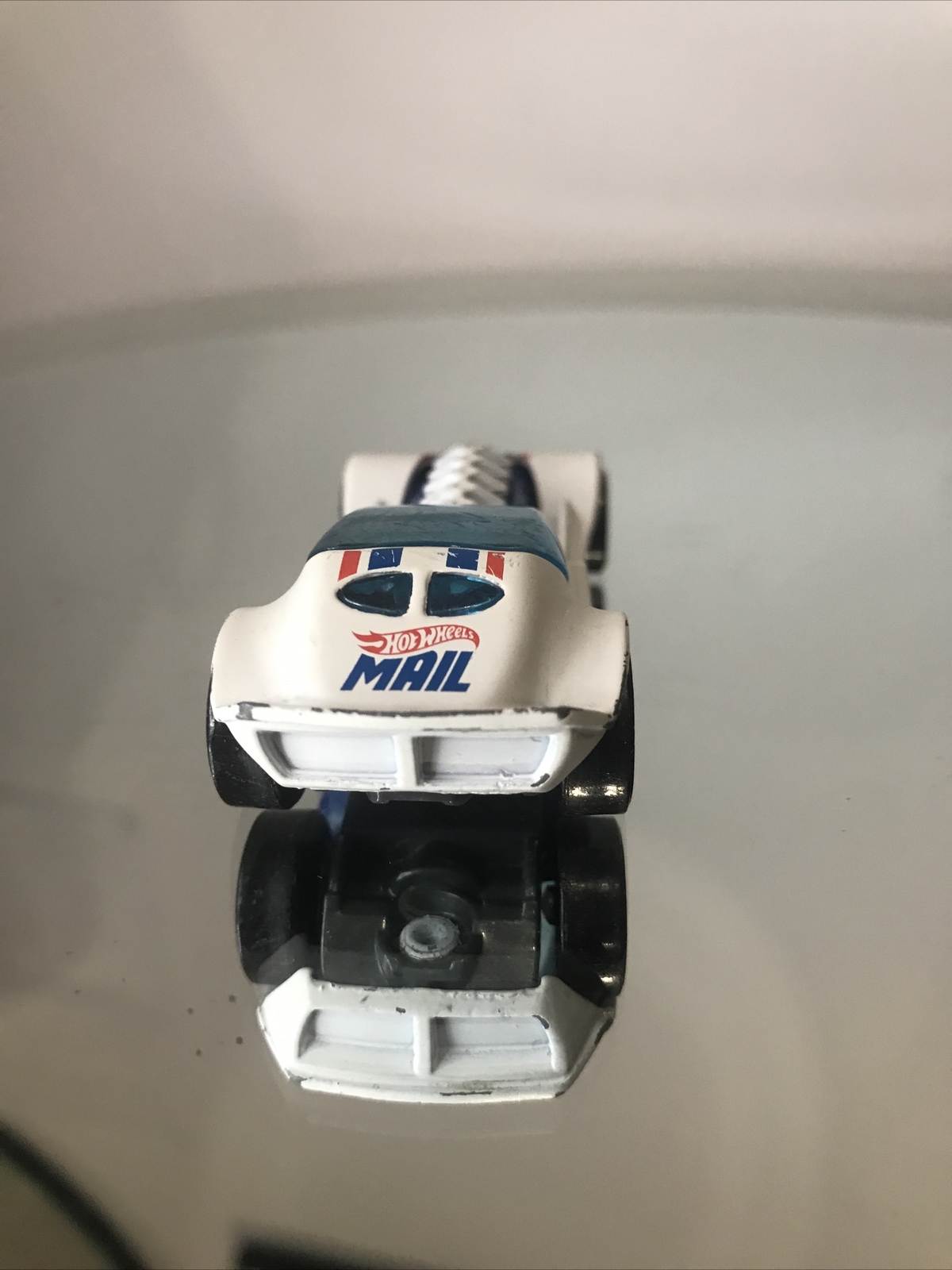 Hot Wheels White Diesel Boy Mail Car City | eBay