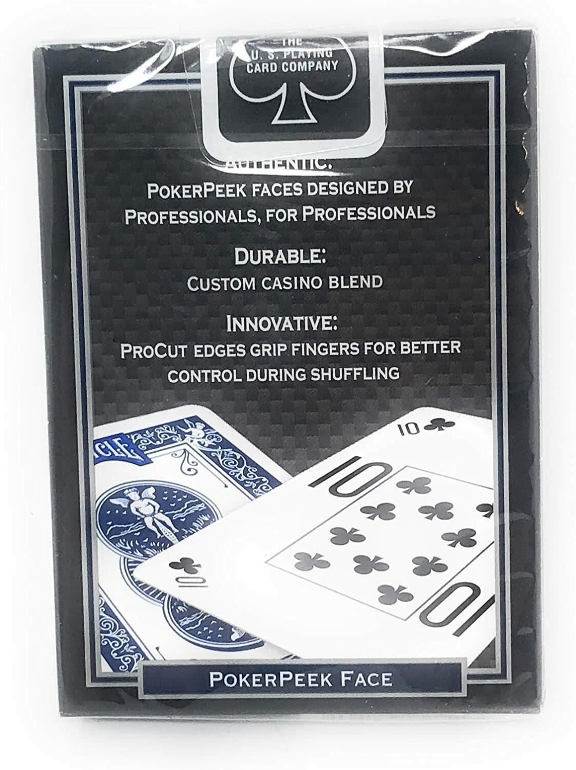 Bicycle Playing Cards Pro Poker Peek Face Blue or Red Deck New | eBay