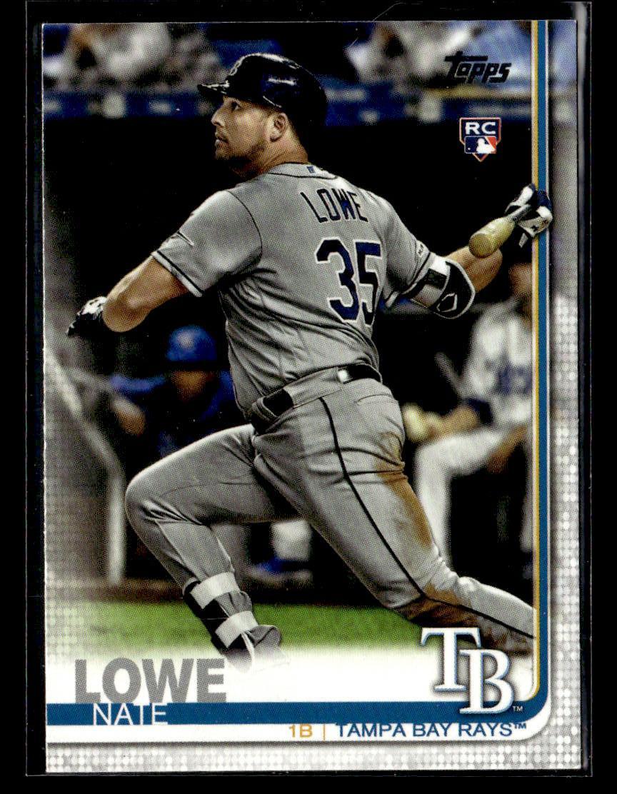 2019 Topps Update #US291 Nate Lowe Rookie Card Tampa Bay Rays | eBay