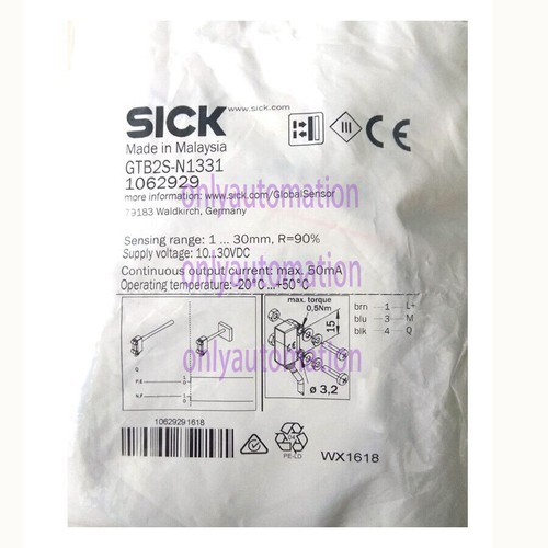 SICK GTB2S-N1331 Miniature Photoelectric Sensors,NPN,New 1x | eBay