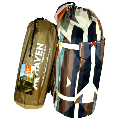 Haven Tent Safari Lay Flat Hammock Tent w/ True Level Safari Insulated ...