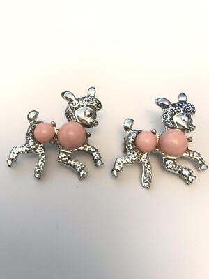 Two Vintage Little Lamb Pin Brooch Pink Plastic Bodies | eBay