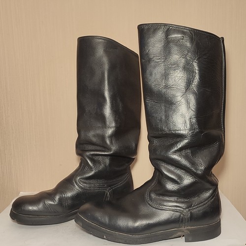 Soviet Russian Military Uniform Officer Leather Boots Sapogi Size 44 ...