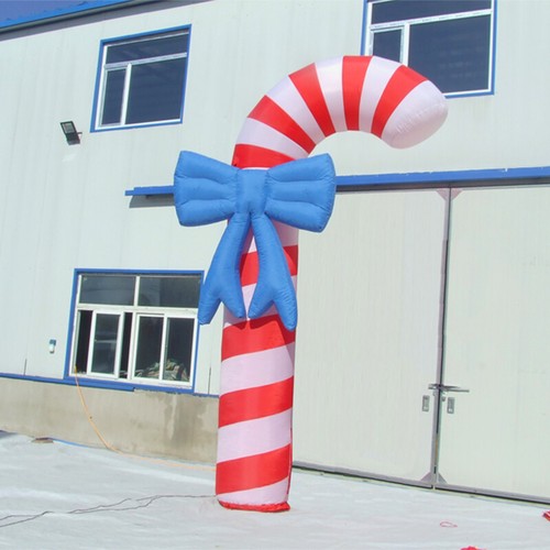 13' High Air Blown/ Inflatable Candy Cane Christmas Crutch Arch ...