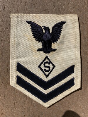 WW2 USN U.S. NAVY 2nd CLASS PETTY OFFICER S Entertainer RATE PATCH | eBay