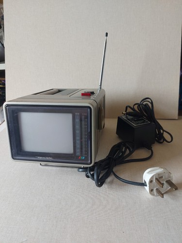 Realistic Portavision 30 Colour 5" CRT TV Vintage/Retro gaming | eBay UK