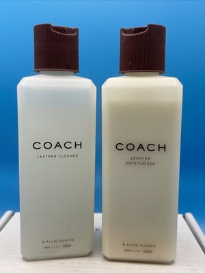 COACH Leather Cleaner and Moisturizer Restores and Conditions 6 oz ...