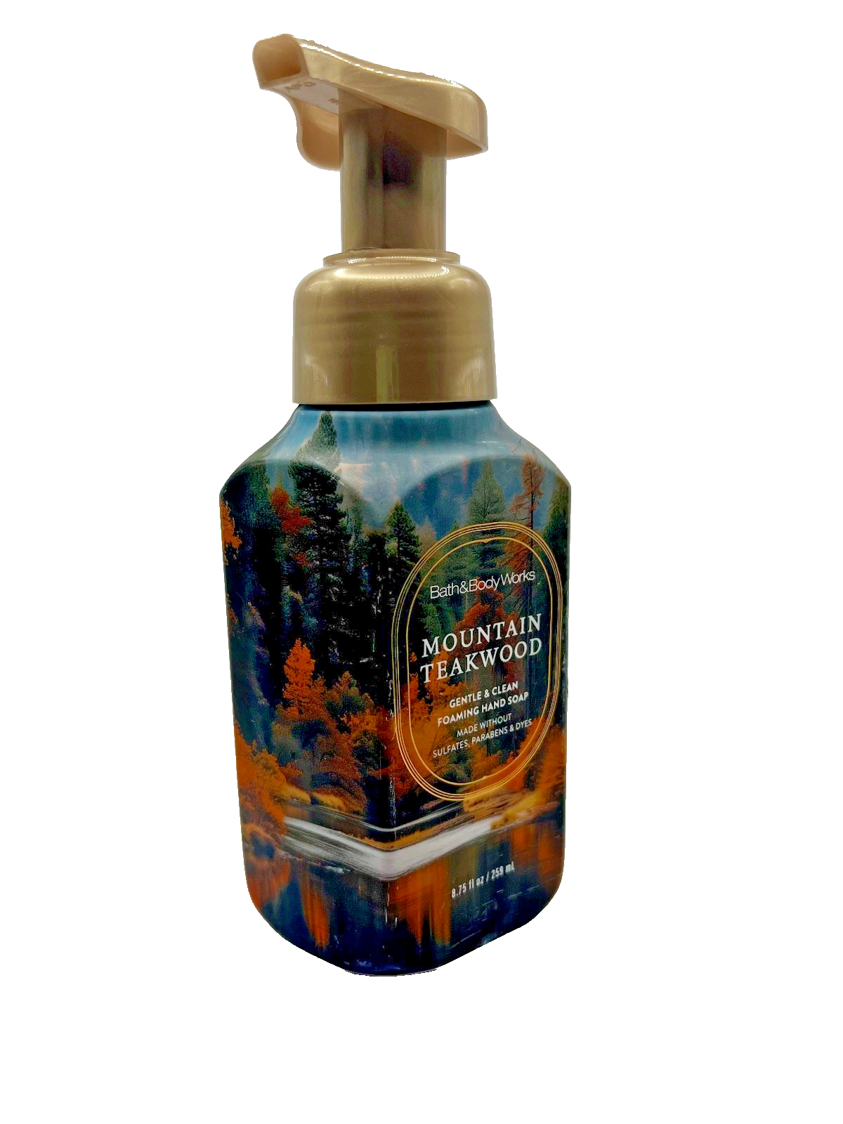 Bath and Body Works Mountain Teakwood Gentle Foaming Hand Soap 8.75 fl ...