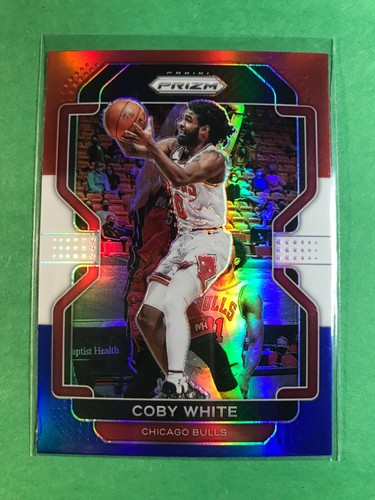 coby white red white and blue prizm 2021 | eBay