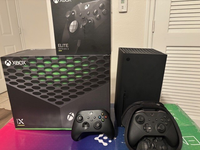 Xbox series X 1TB bundle with 40 games, elite controller s2 and headset ...