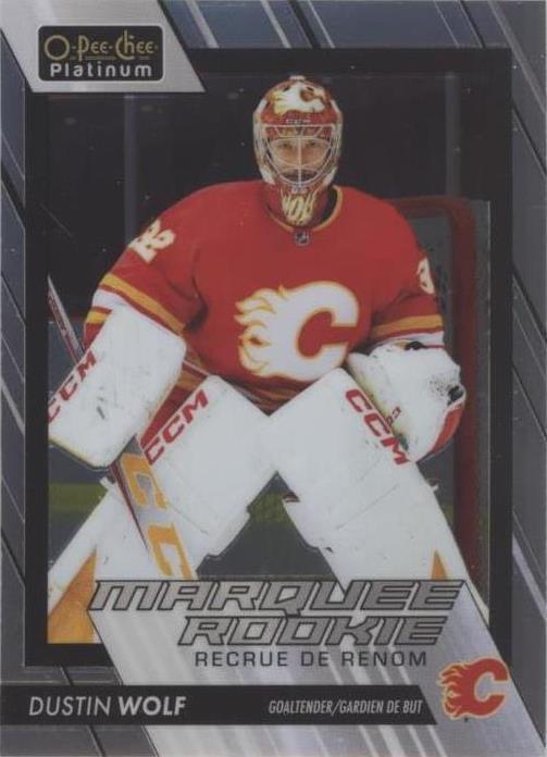 2023-24 O-Pee-Chee Platinum - Marquee Rookies Dustin Wolf #240 (RC) for ...