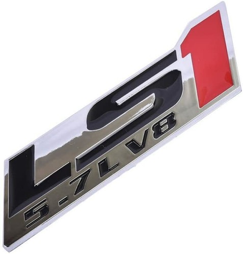 2pcs LS1 5.7L V8 Engine Emblems Badge for Gm Chevy Silverado Pair ...