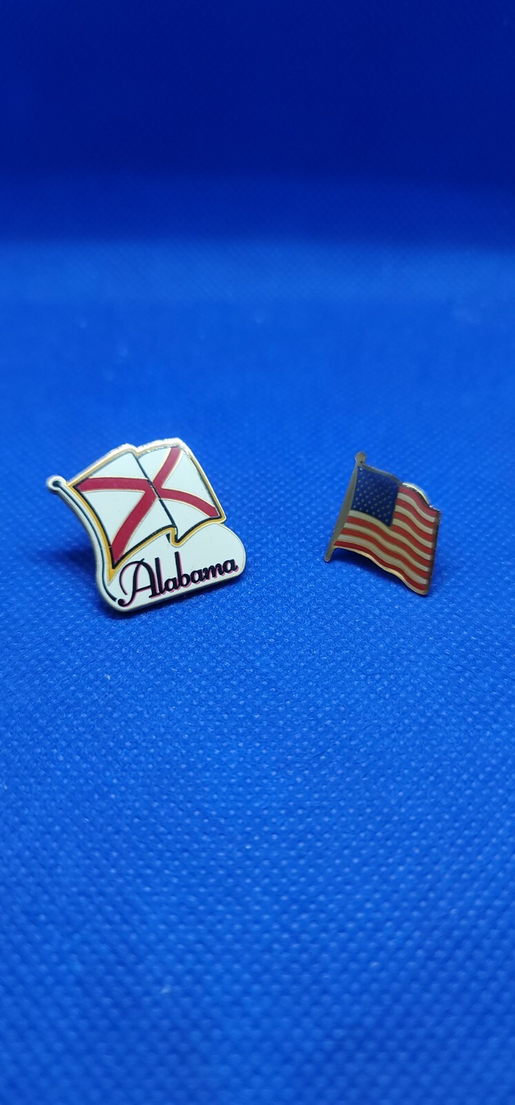 Alabama & American flag lapel pin - Iot of 2 - Inc FREE Trkg & Shpg | eBay