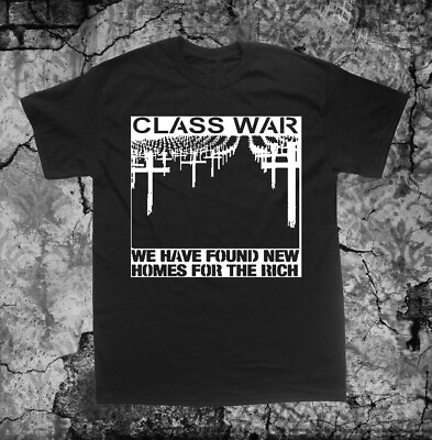 Class War shirt Political Punk Nausea Anarchy Human Liberation Rights ...