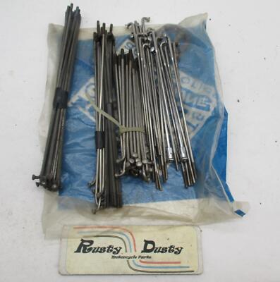 Huge Mixed Lot of Vintage Motorcycle Spokes BSA Triumph CZ Ducati Guzzi ...