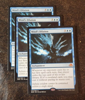 3x Mind's Dilation rare enchantment cards - Eldritch Moon - NM/VG | eBay