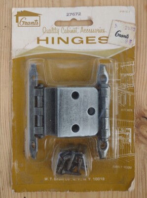 Vintage Grants Hinges Quality Cabinet Accessories 27672 | eBay