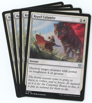 x4 Repel Calamity - 0027 - Bloomburrow MTG (BLB) - U - Regular | eBay