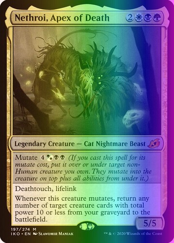 MTG Nethroi, Apex of Death (197/434) Ikoria Lair of Behemoths NM FOIL ...