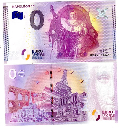 FRANCE ZERO EURO 0 SOUVENIR Napoleon 1er 2015 -1 ... PROMO | eBay