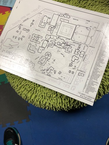US Army Garrison Walter Reed Old Campus Map | eBay