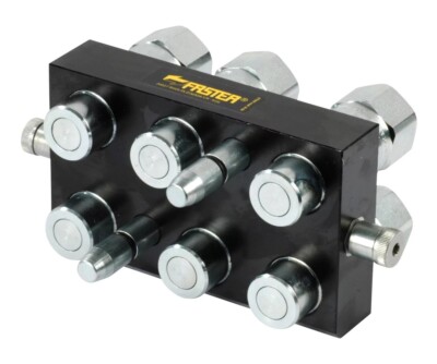 Faster Hydraulic Coupling Faster 2P608-6-12S MultiFaster 6 lines, size ...