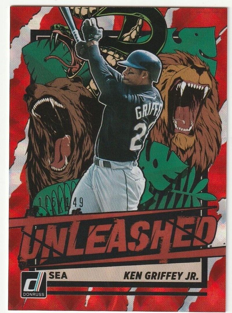 2021 Panini Donruss - Unleashed Ken Griffey Jr #UNL16 Red /149 for sale ...